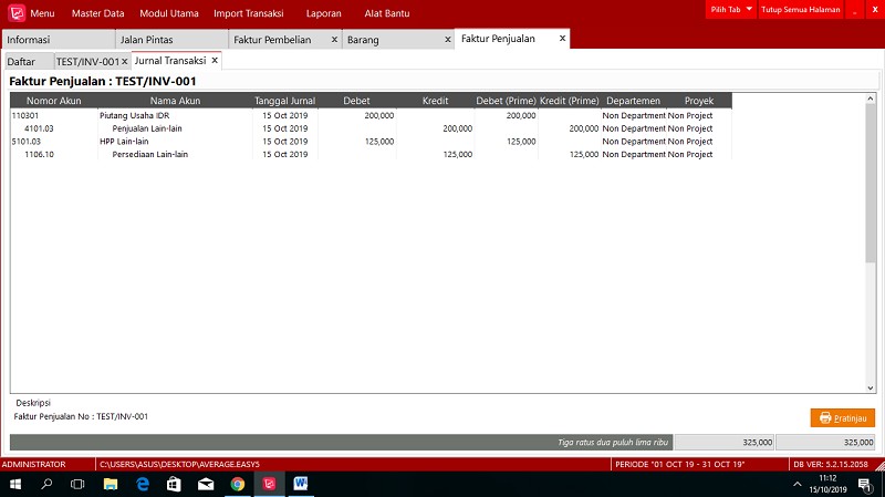 Perhitungan FIFO & Average di Easy accounting System | solusiEASY